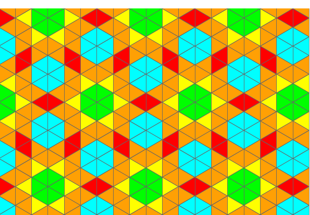 Garabateando: DISEÑO SOBRE RED TRIANGULAR Y CUADRADA