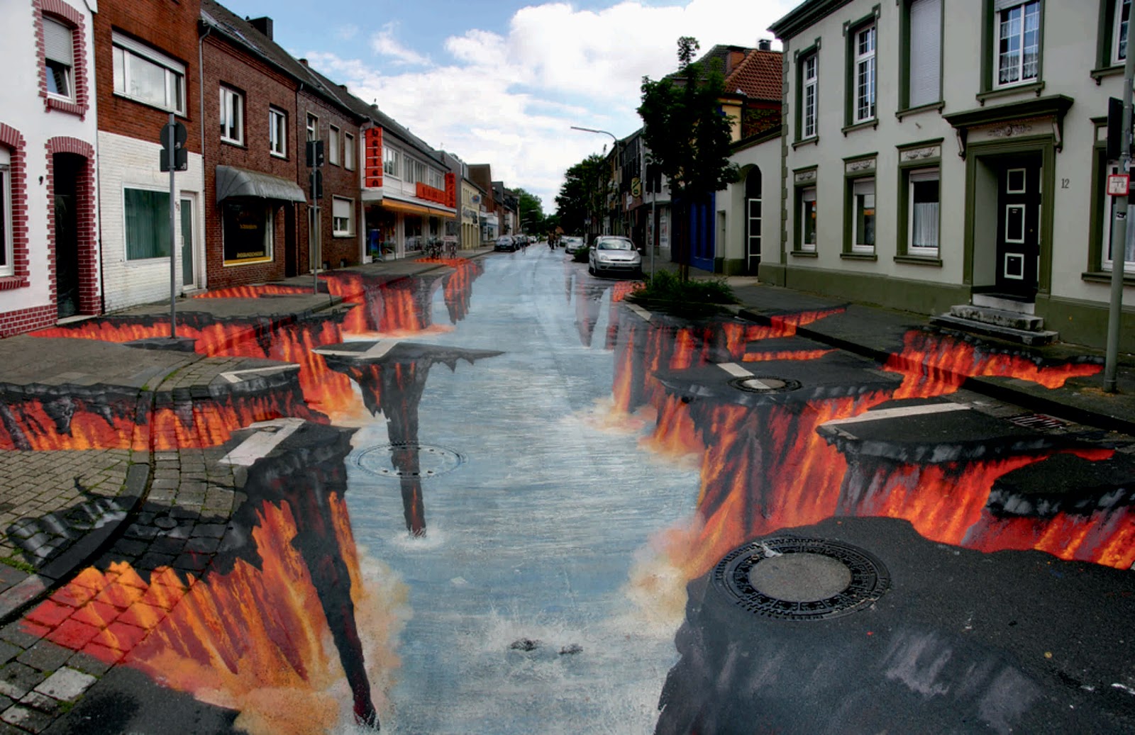 The Wallpapers: 3D Street Painting