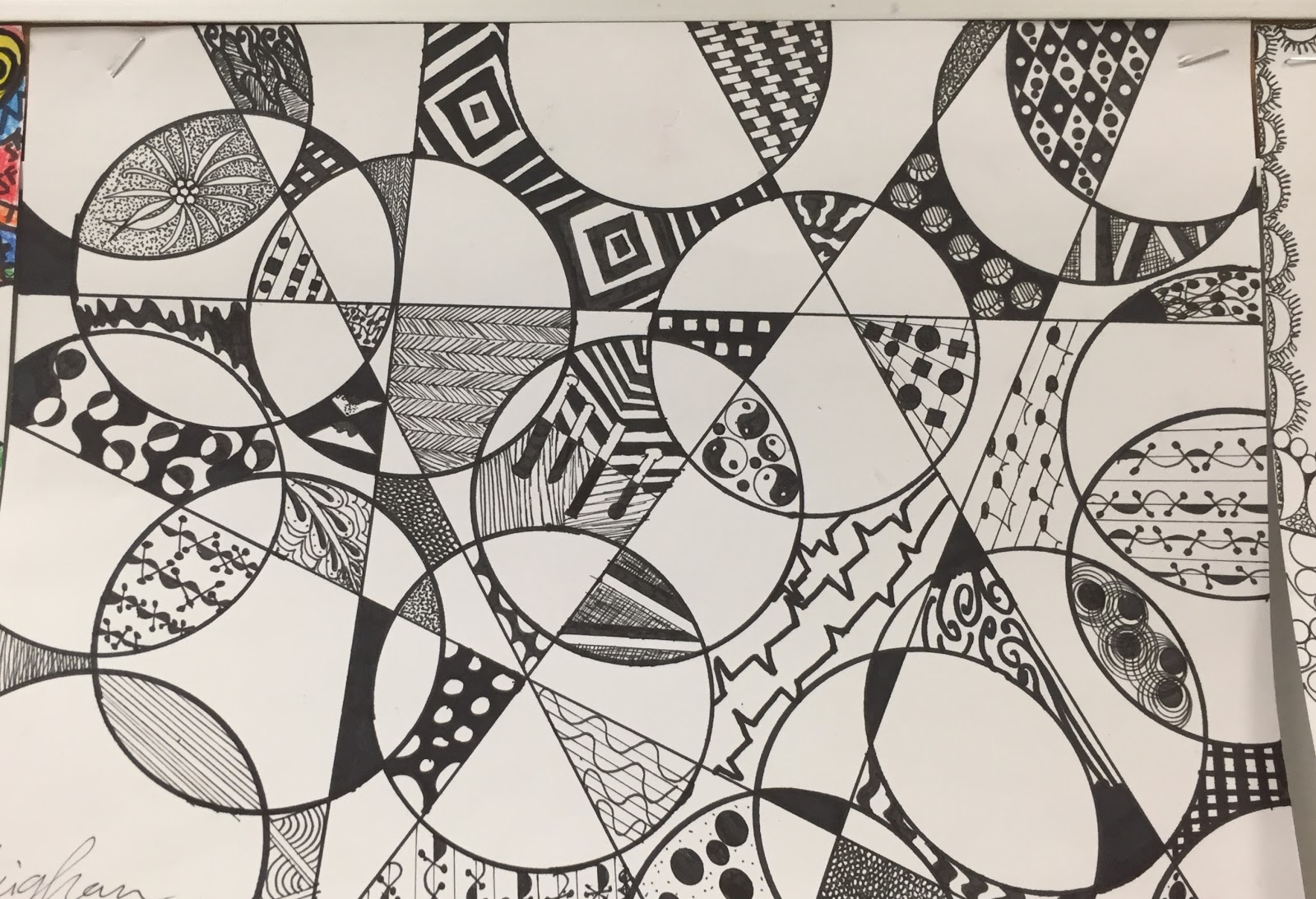 Art with Ms. Thomas: High School Zentangles