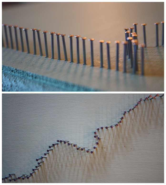 a.b.daisy: DIY STRING-AND-NAIL PLAQUE (ILLINOIS)