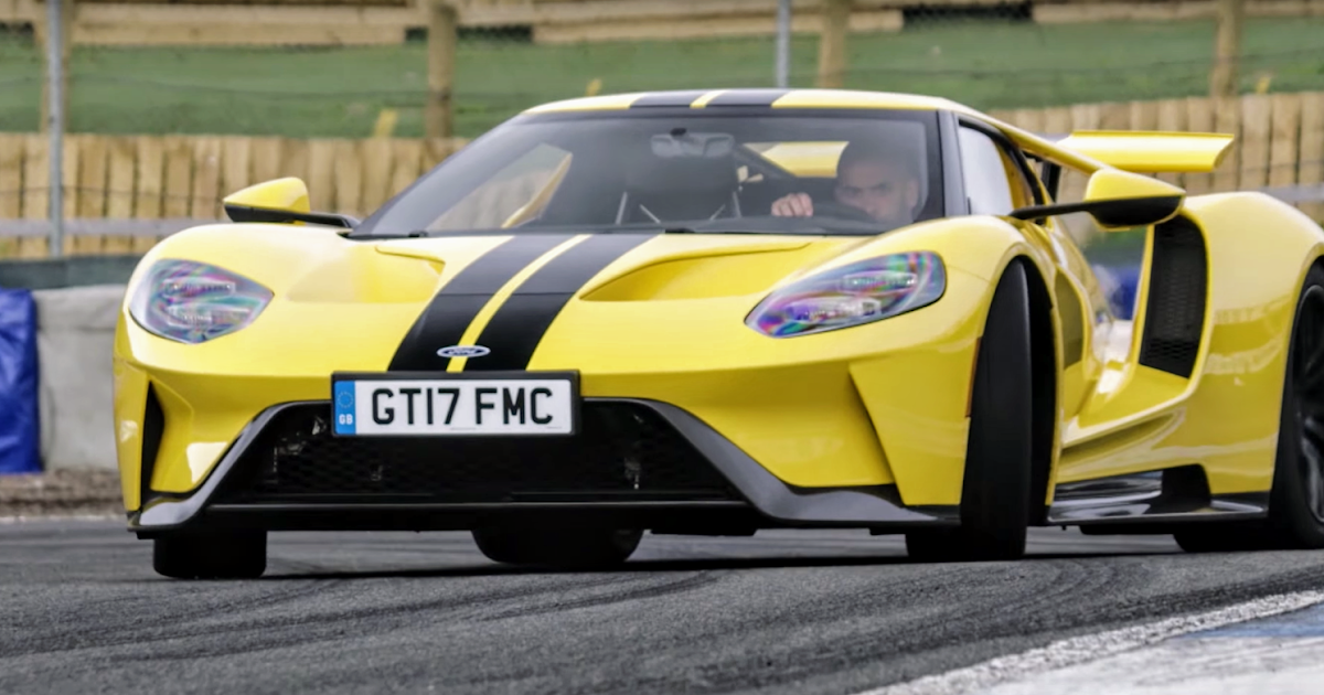 Chris Harris drives the Ford GT for Top Gear