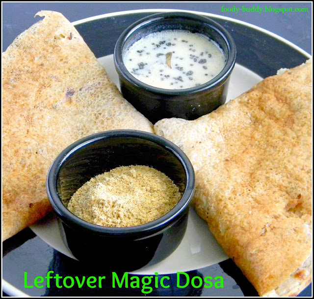 Leftover Magic Dosa - Breakfast Recipe - FoodyBuddy