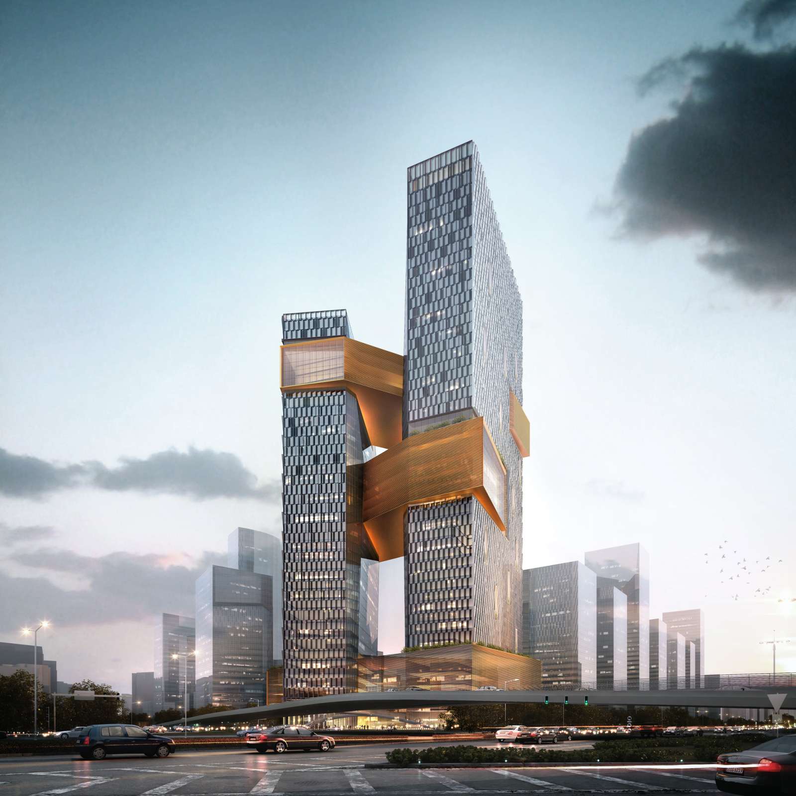 architecture now and The Future: TENCENT CORPORATE HEADQUARTERS BY NBBJ