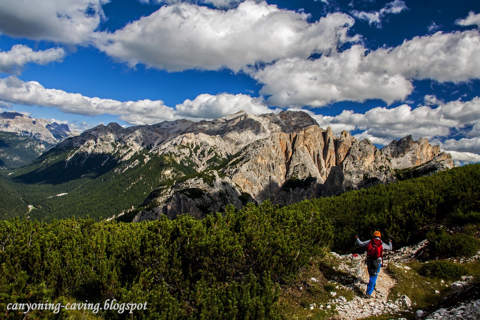 Canyoning - Caving: Via Ferrata Ettore Bovero/Col Rosa, Cortina, Dolomites