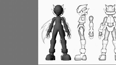Eniitan Odutola: Legendary Reploid "Zero" 3D Model WIP