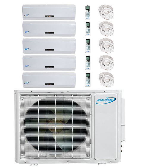 The Best Mini Split Aircon Quint Zone 5x9000 Btu 16 Seer Mini Split