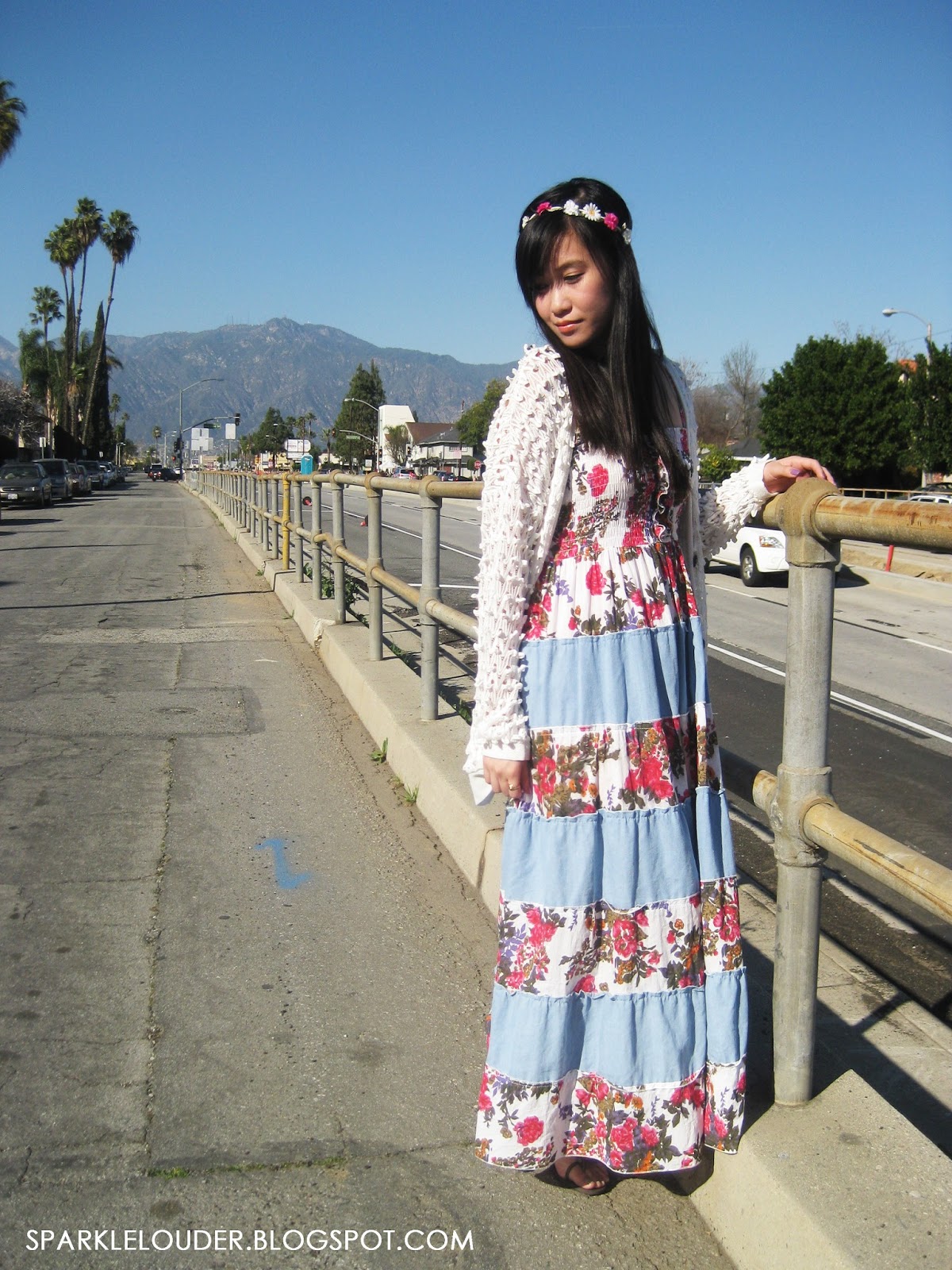 Sparkle Louder: LookBook OOTD: Floral Dust
