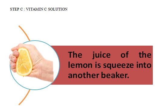 biochemistry: Experiment 4 : Experiment on Vitamin C