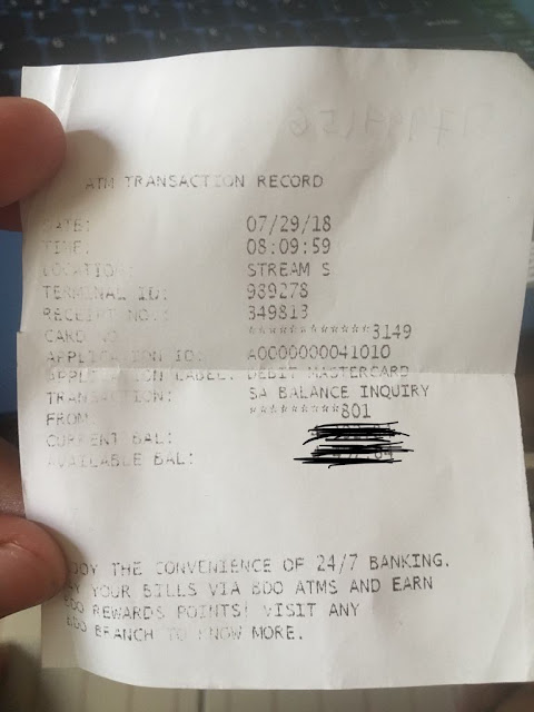 How to Request a Credit Refund for Undispense Money on an BDO ATM ...