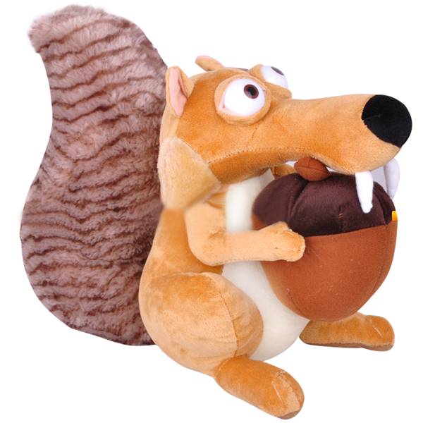 All kinds of toys: 55cm Scrat The Squirrel Hugging Acorn Ice Age 4 Soft Toy