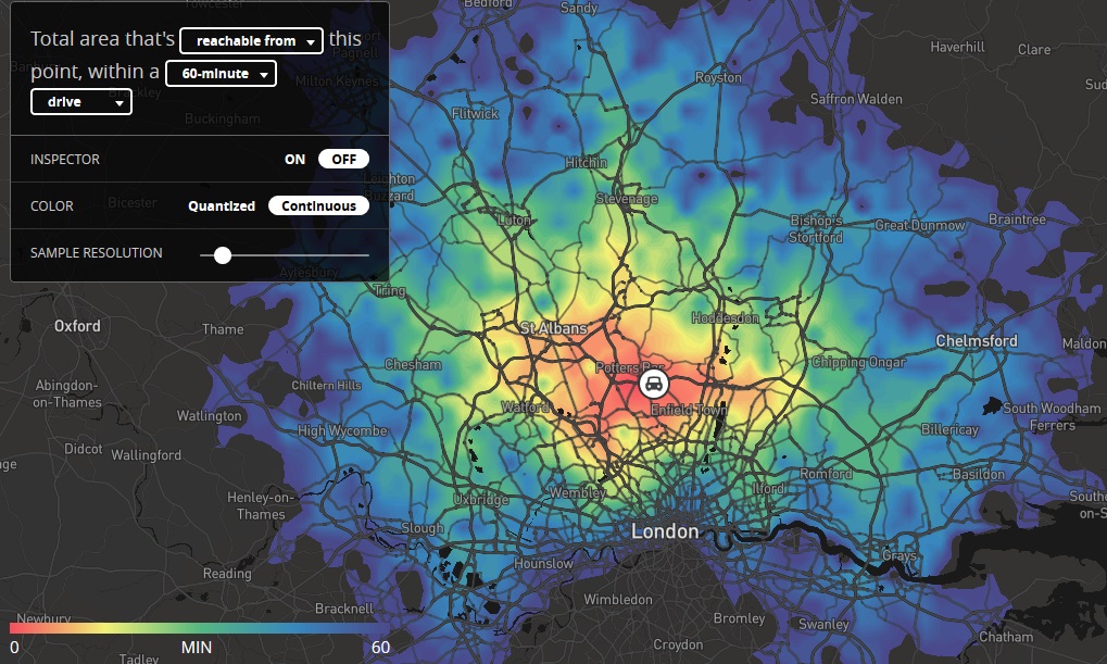Cartographie numérique: Construire et analyser des cartes isochrones