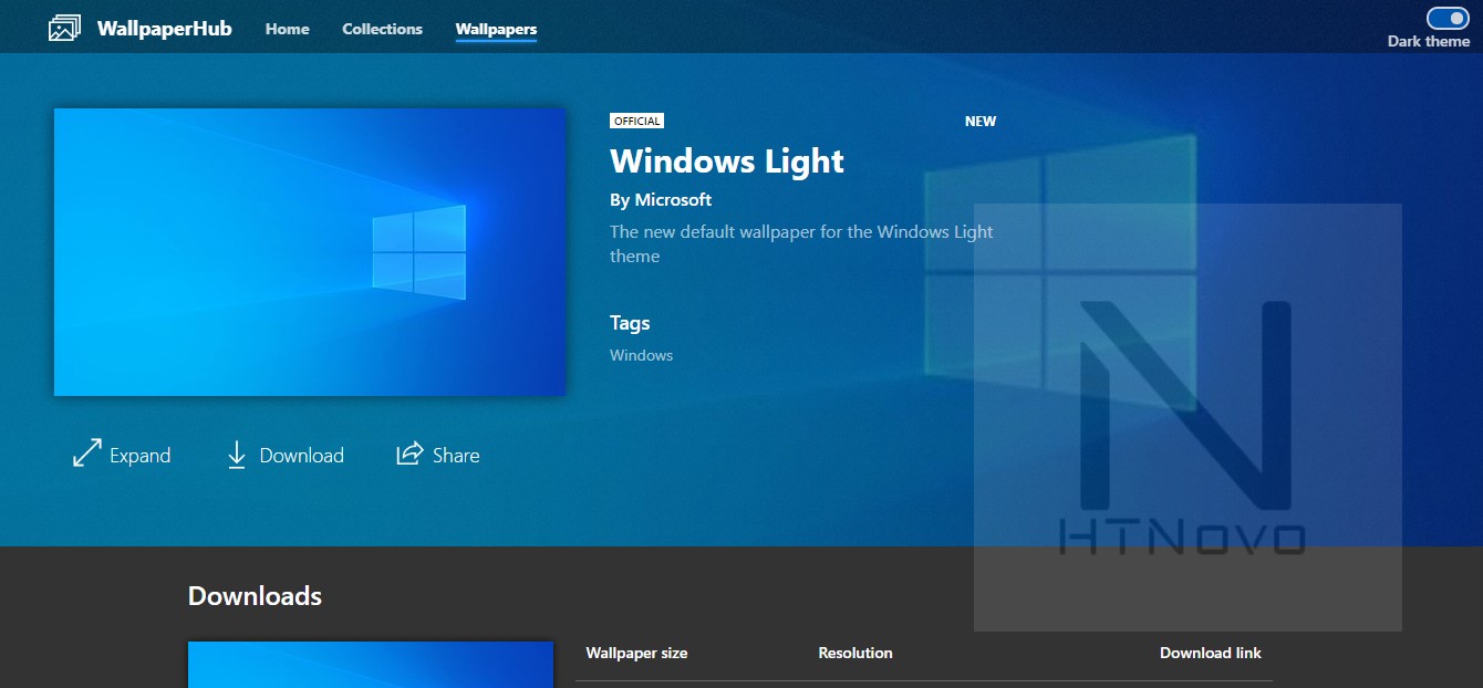 Download nuovo sfondo ufficiale Windows 10 19H1