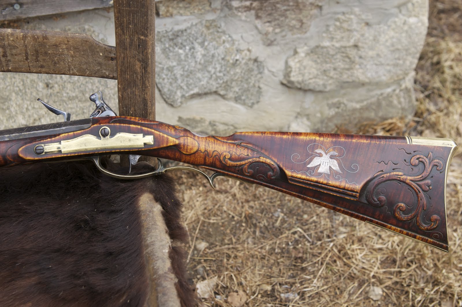 Judson Brennan: Alaskan Longrifle Artisan: J.P. Beck style rifle #124 ...