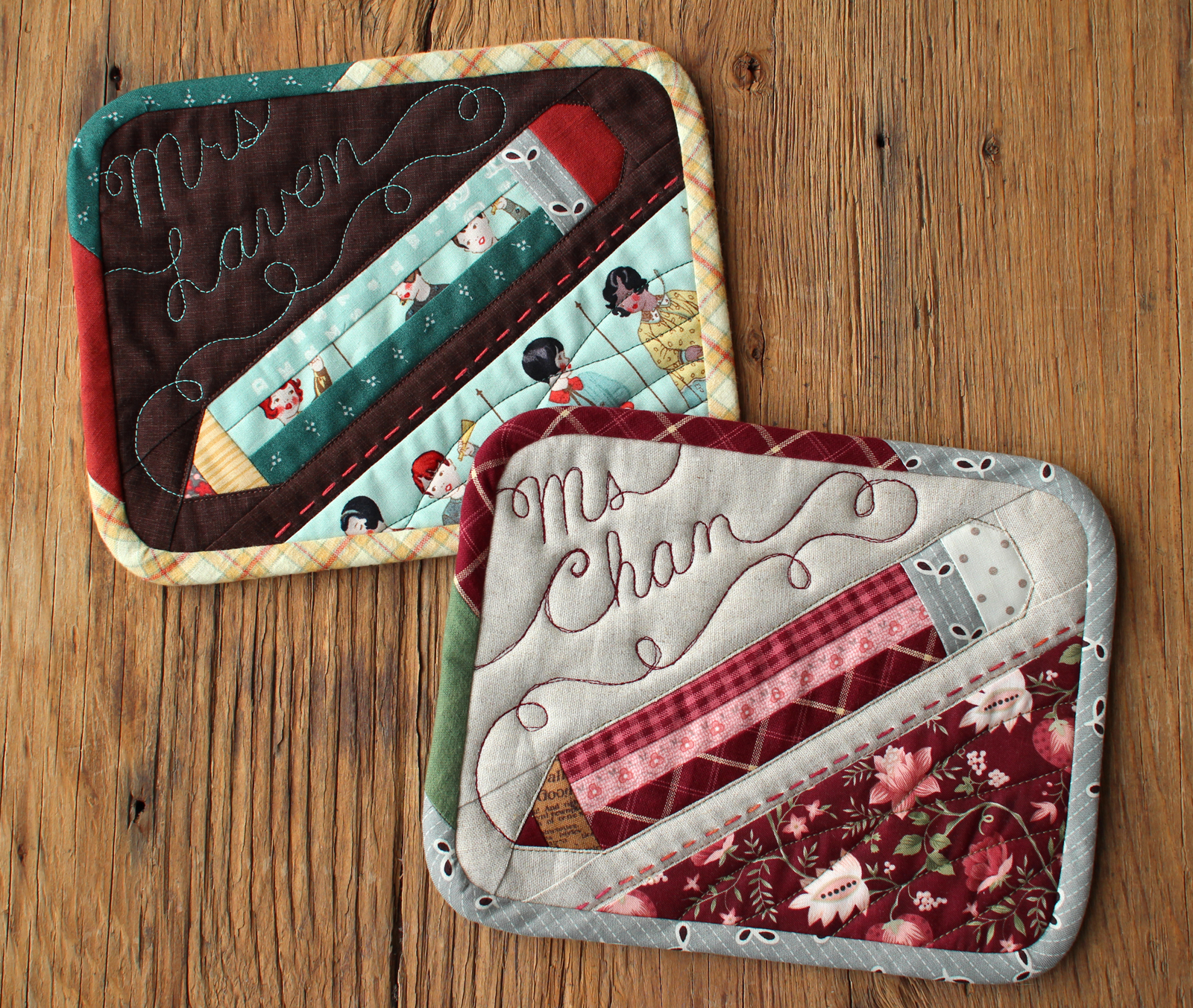 PatchworkPottery: Pencil MugRug