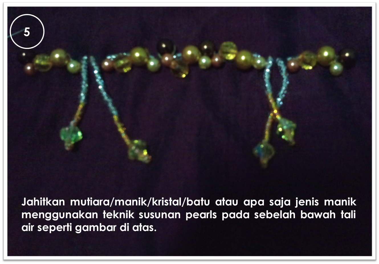 SULAMAN MANIK CRUMBLE ORGANZA | Warisan E-Bunda