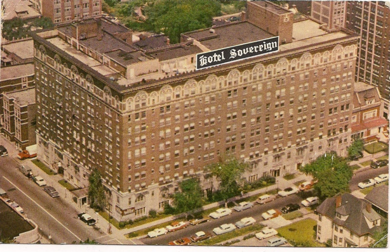 Uptown Chicago History: Bird's Eye View of the Hotel Sovereign