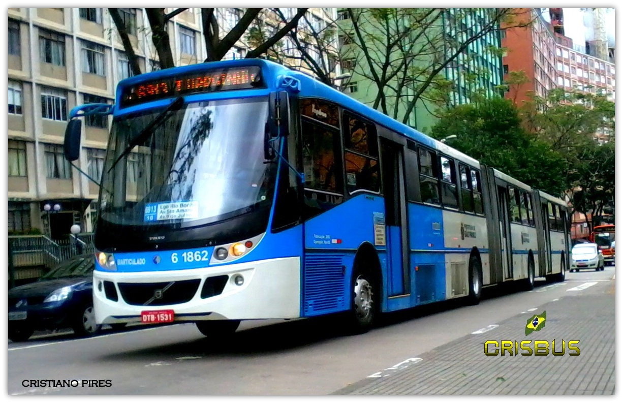 CRISBUS : 6 1862 Viação Cidade Dutra - Caio Top Bus - Volvo B12M