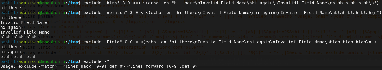 Shell Scripts And One Liners