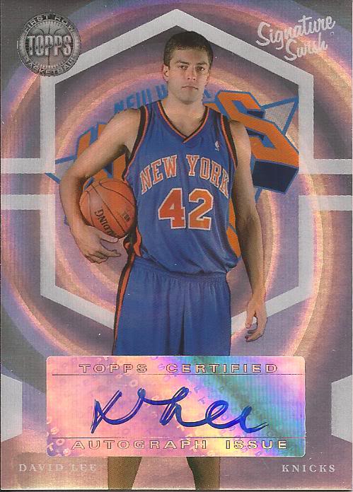 The Sexy Geek's Sports Room: My Five Favorite PC Cards: David Lee