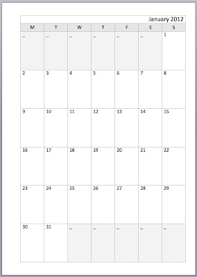 My Life All in One Place: Free Monthly Filofax diary templates for A5 ...