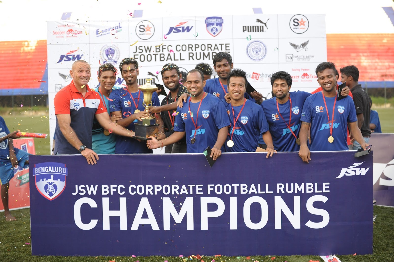 Football in Bangalore: Ernst & Young FC win BFC Corporate Football ...