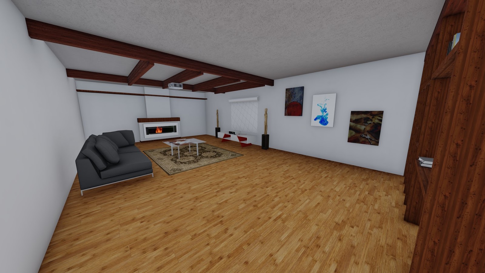 Living Room Interioir design 12x6 m | Life блог