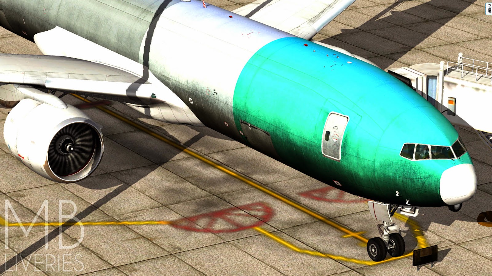 Bare Metal (Factory Livery) - Boeing 777-200ER/LR/F v1 ~ X-Plane 10 ...