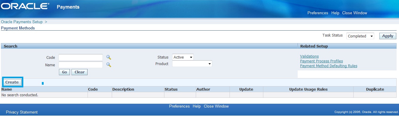 Payment Method In R12 | Oracle Techno & Functional