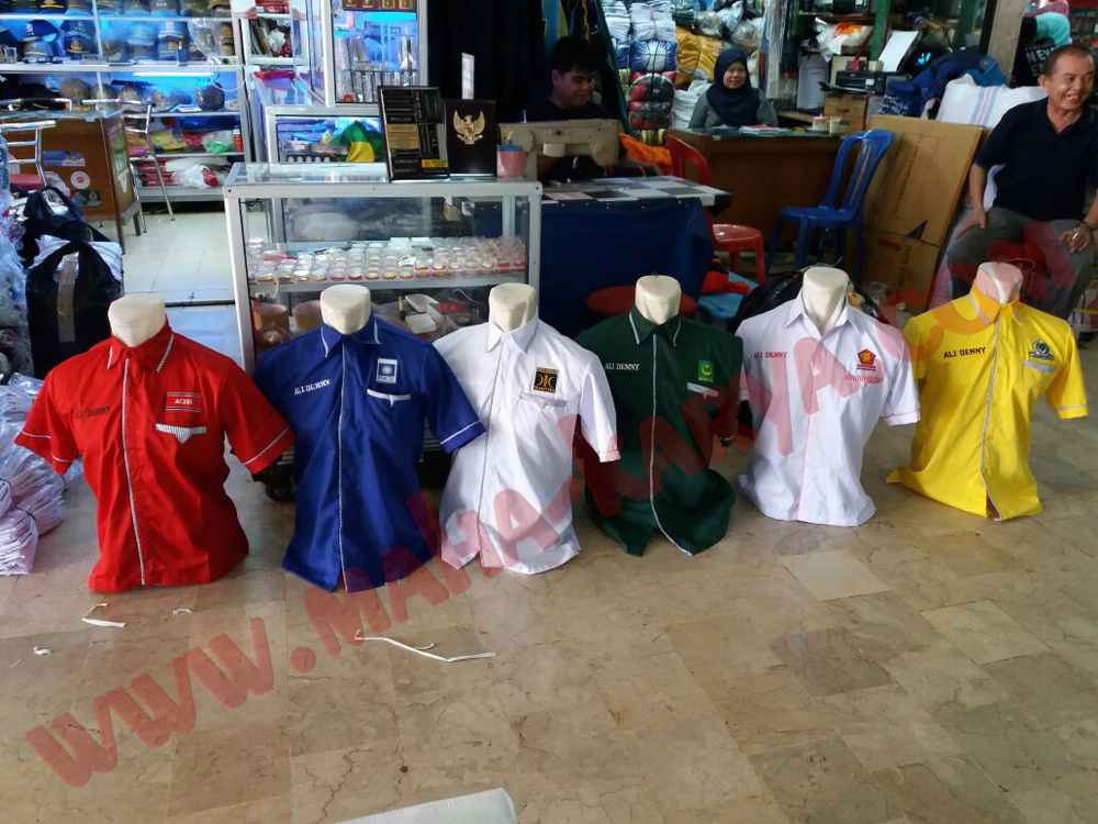 update daftar harga atribut partai Nasdem, PKB, PKS, PDI, Golkar ...