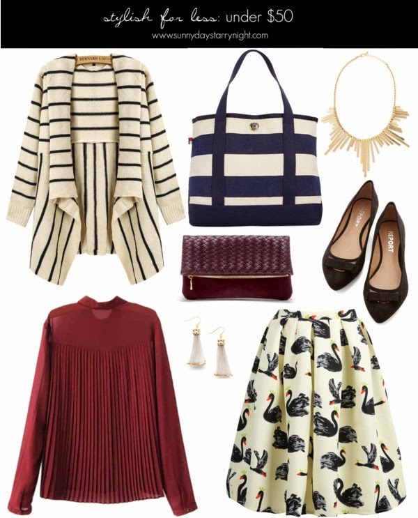 Stylish For Less: Under $50 |Sunny Days & Starry Nights