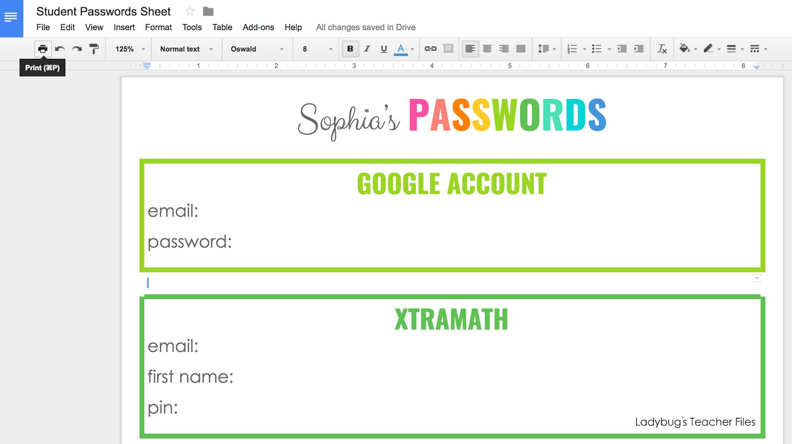 How to Design Beautiful Google Docs - Ladybug's Teacher Files