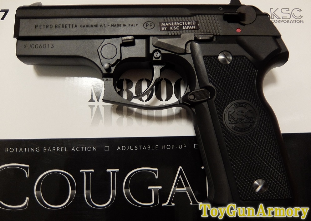 Toy Gun Armory(トイ・ガン・アーモリー): KSC M8000 クーガーF (07) HW ガスブローバックエアガン レヴュー