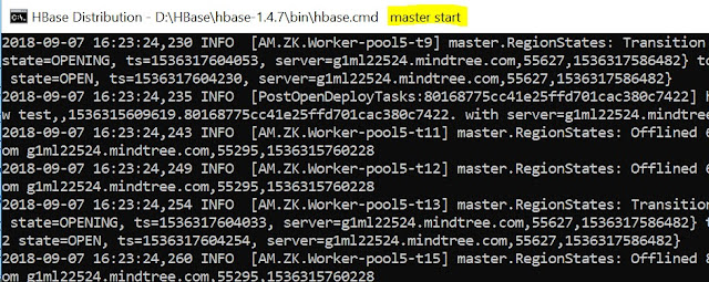 TALK GRID (Cloud Trainer): HBase installation on Windows 10