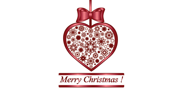 Maroon Snowflake Heart | Symbols & Emoticons