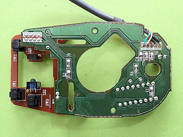 BugWorkShop - 甲蟲工作室: Logitech （羅技）USB 迷你機械滑鼠（USB Mini Wheel Mouse）- 拆解