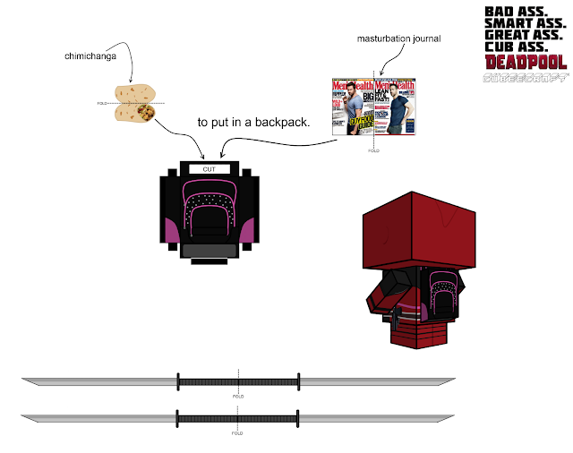 De cubeecraft y algo más: Cubeecraft - Deadpool