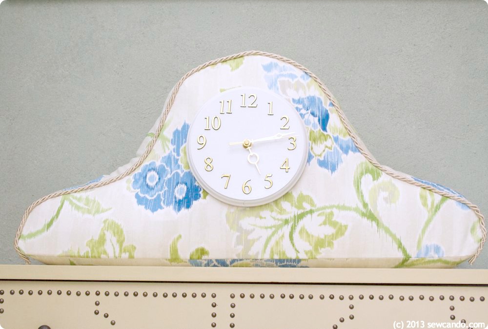 Sew Can Do: My Waverize It! Challenge Creation: A Fabric Mantel Clock