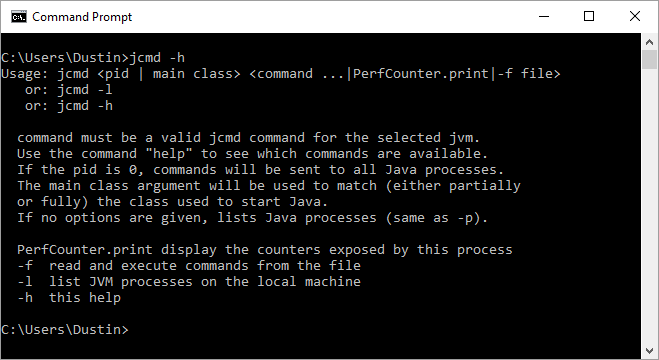 Jcmd: One Jdk Command-Line Tool to Rule Them All Jcmd: One Jdk Command-Line Tool to Rule Them All