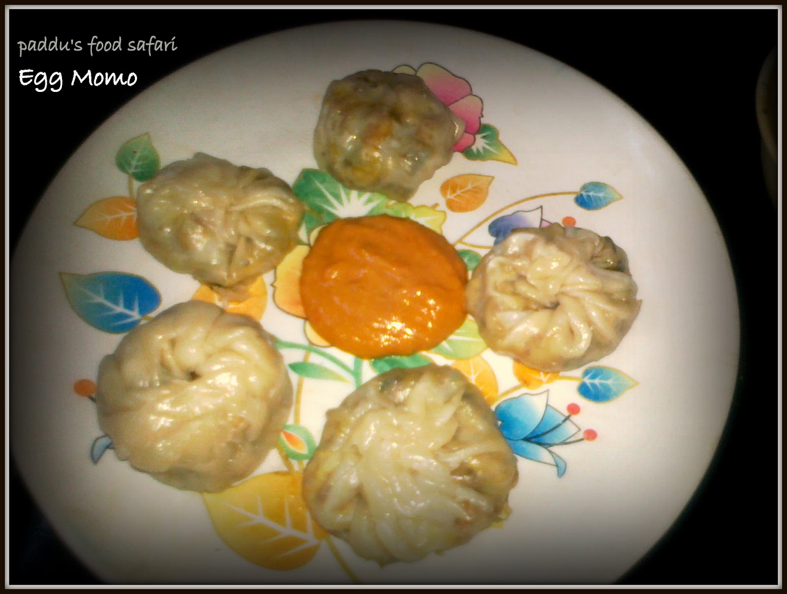 gHara javaN (Home Food): Egg Momo [Egg Dumpling]