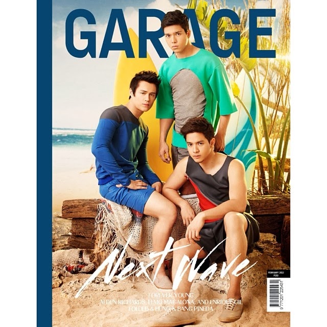 Garage Magazine February 2014: Enrique Gil, Elmo Magalona, & Alden ...