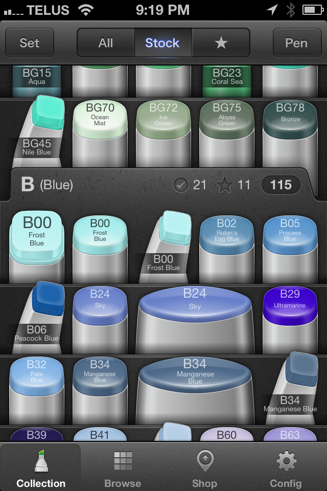 Shabby Chalet Studio 17: Copic Collection App