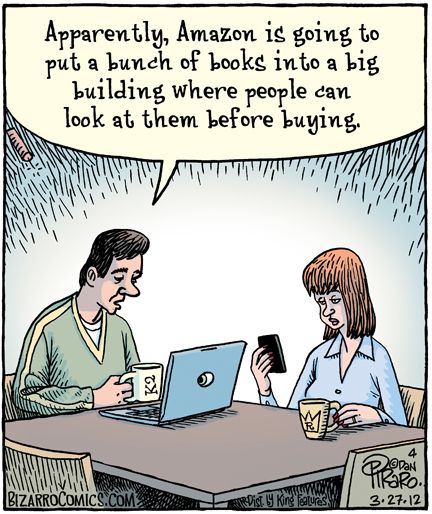 Mystery Fanfare: Cartoon of the Day: Amazon