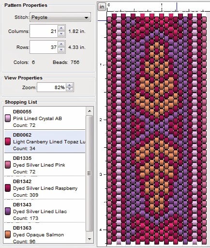 Imaginesque: Beading: Peyote Stitch Pattern 22