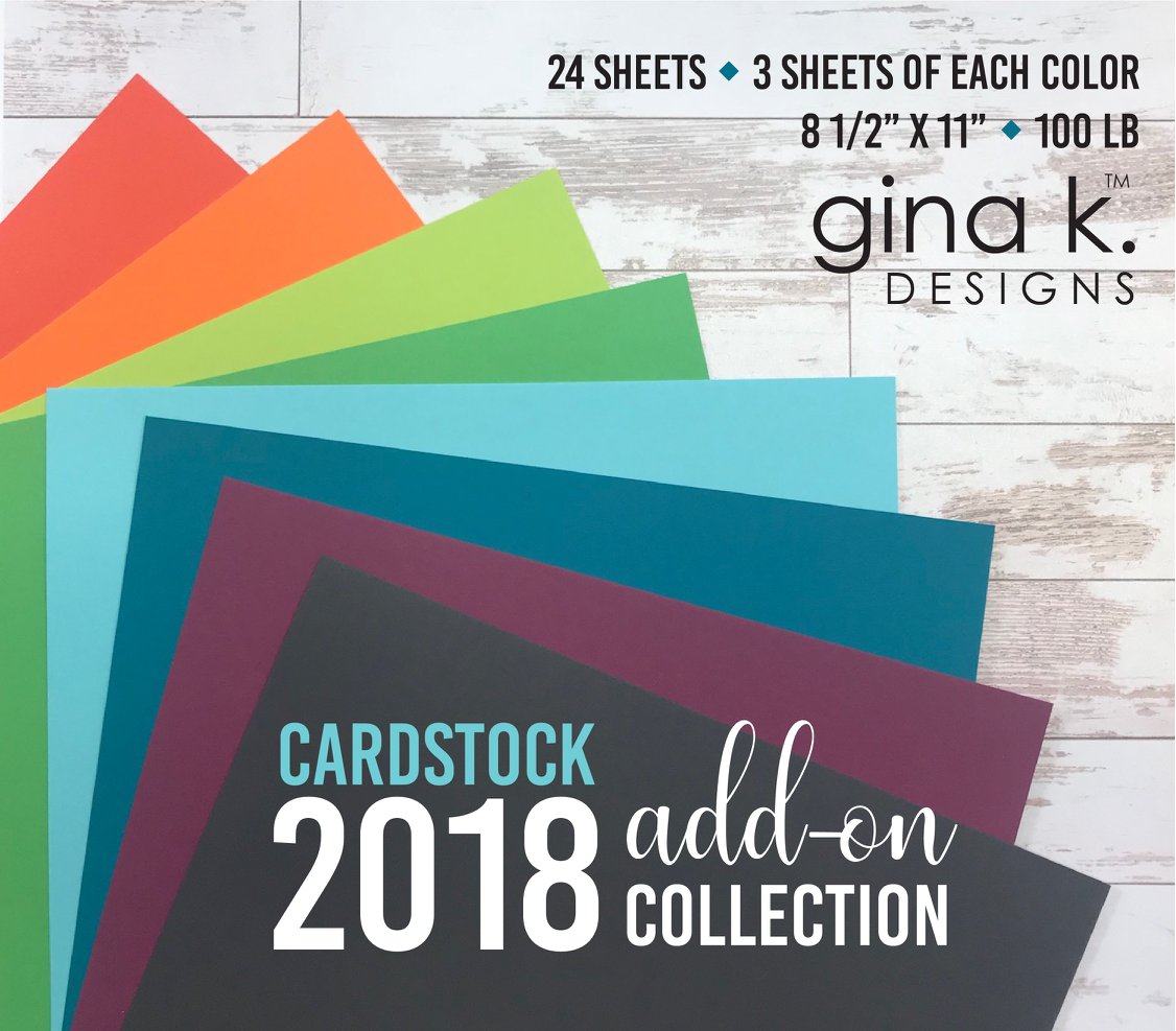 Created 4 Creativity : Gina K. Designs 2018 New Colors Release