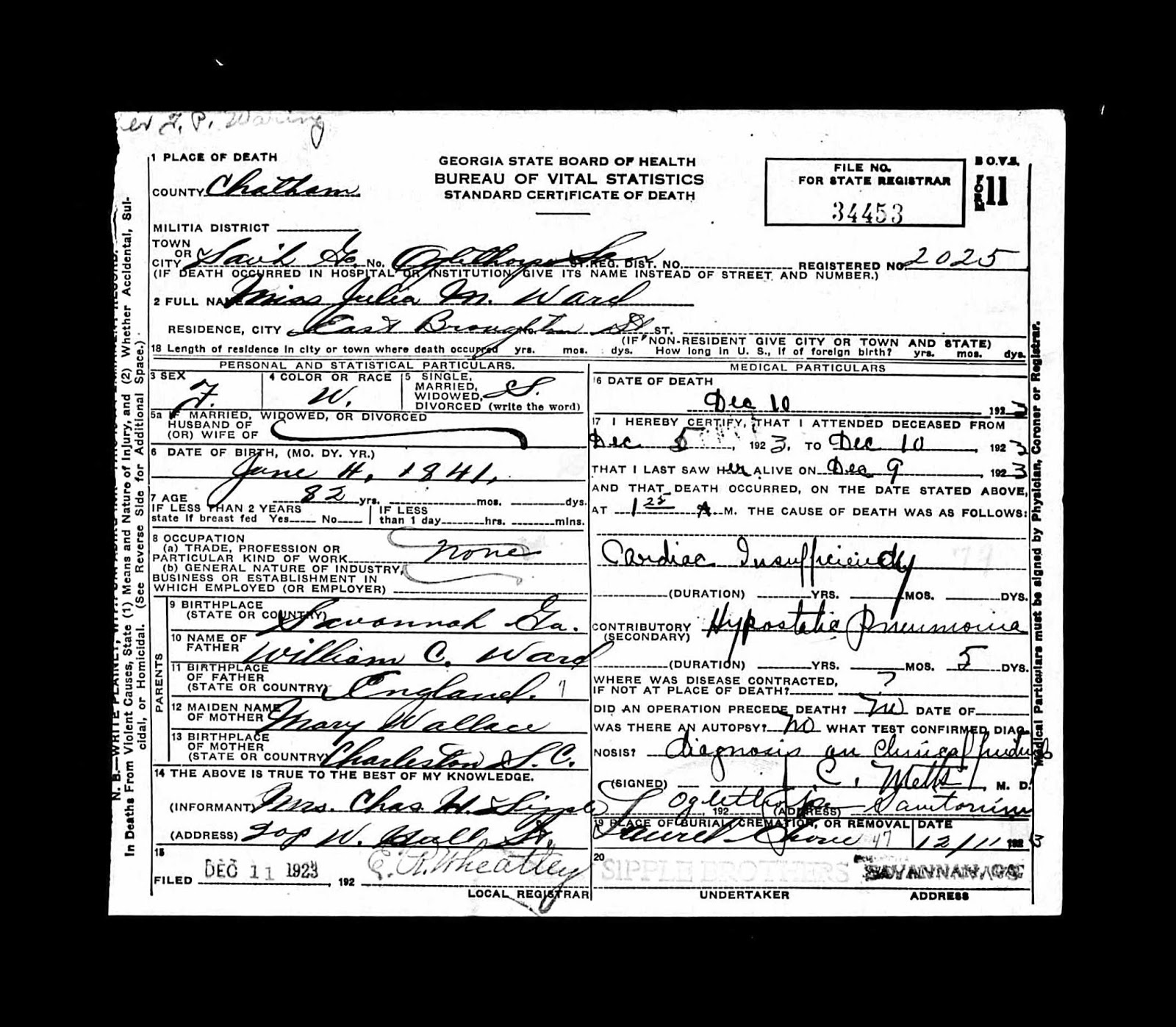 Our Ward - errrr - Gleason Family Tree