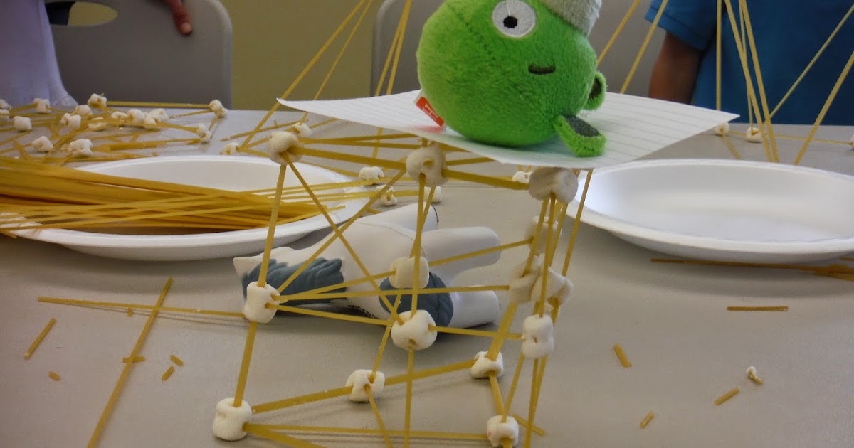 Library Lalaland: Hands-on Science: Spaghetti and Marshmallow towers