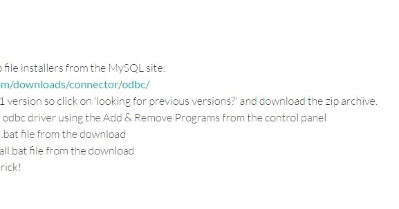 The setup routines for the mysql odbc 5.1 driver odbc driver could not ...