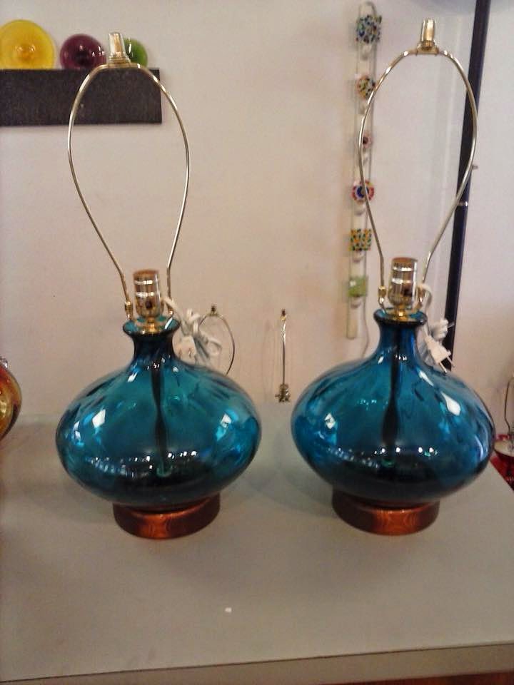 Heart of Glass - Blenko Glass: Blenko lamps at blenko VC