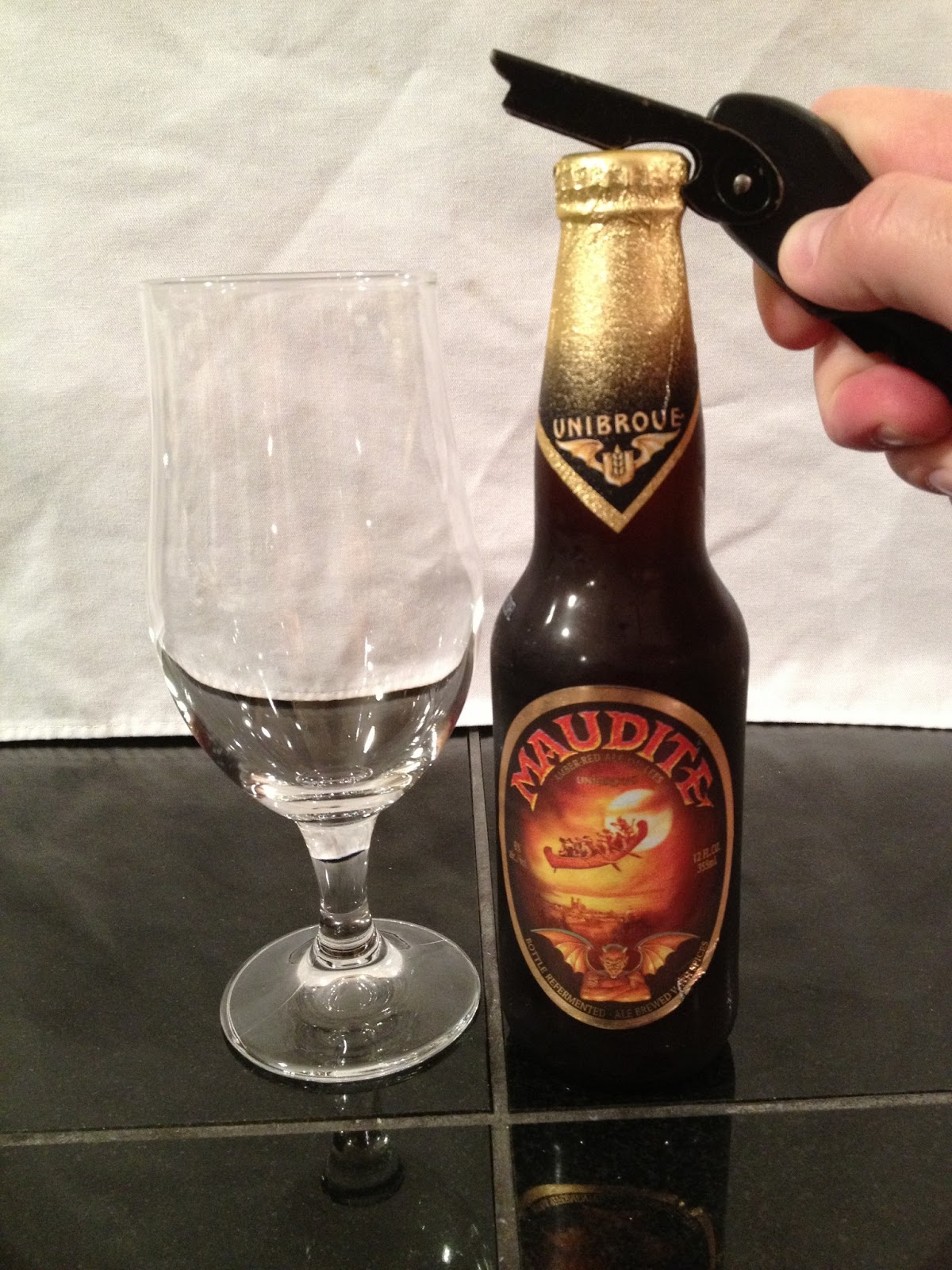 NorCal Beer Blog: Unibroue Maudite Belgian Strong Dark Ale