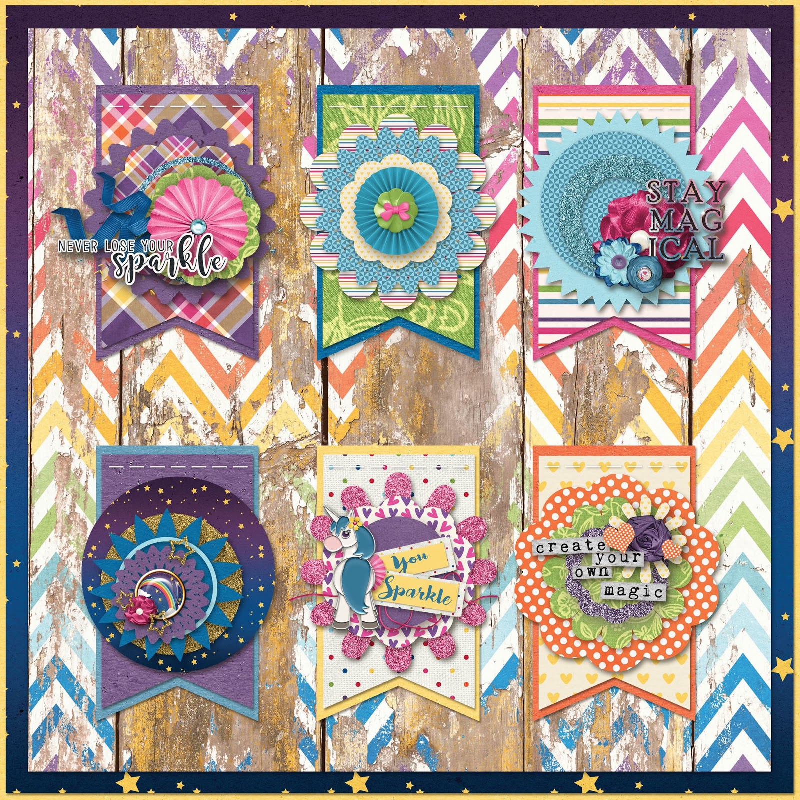 The Cherry On Top: Banners, Baby Digital Scrapbooking Templates